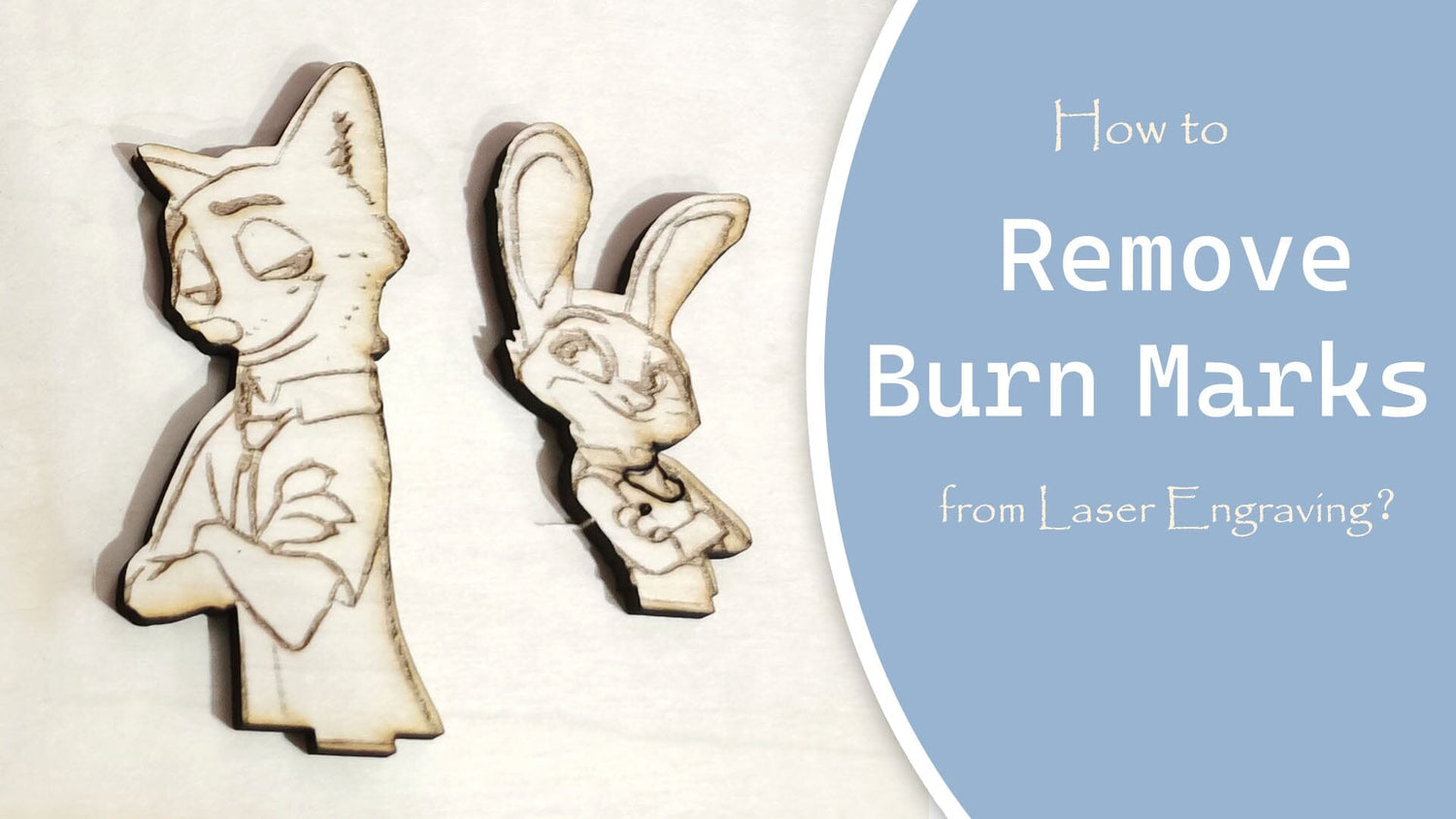 How to Remove Burn Marks from Laser Engraving？ – WIZMAKER