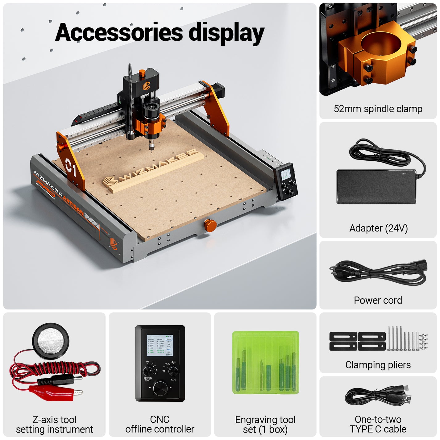 WizMaker Artisan 01 - The most precise desktop CNC routing machine ...