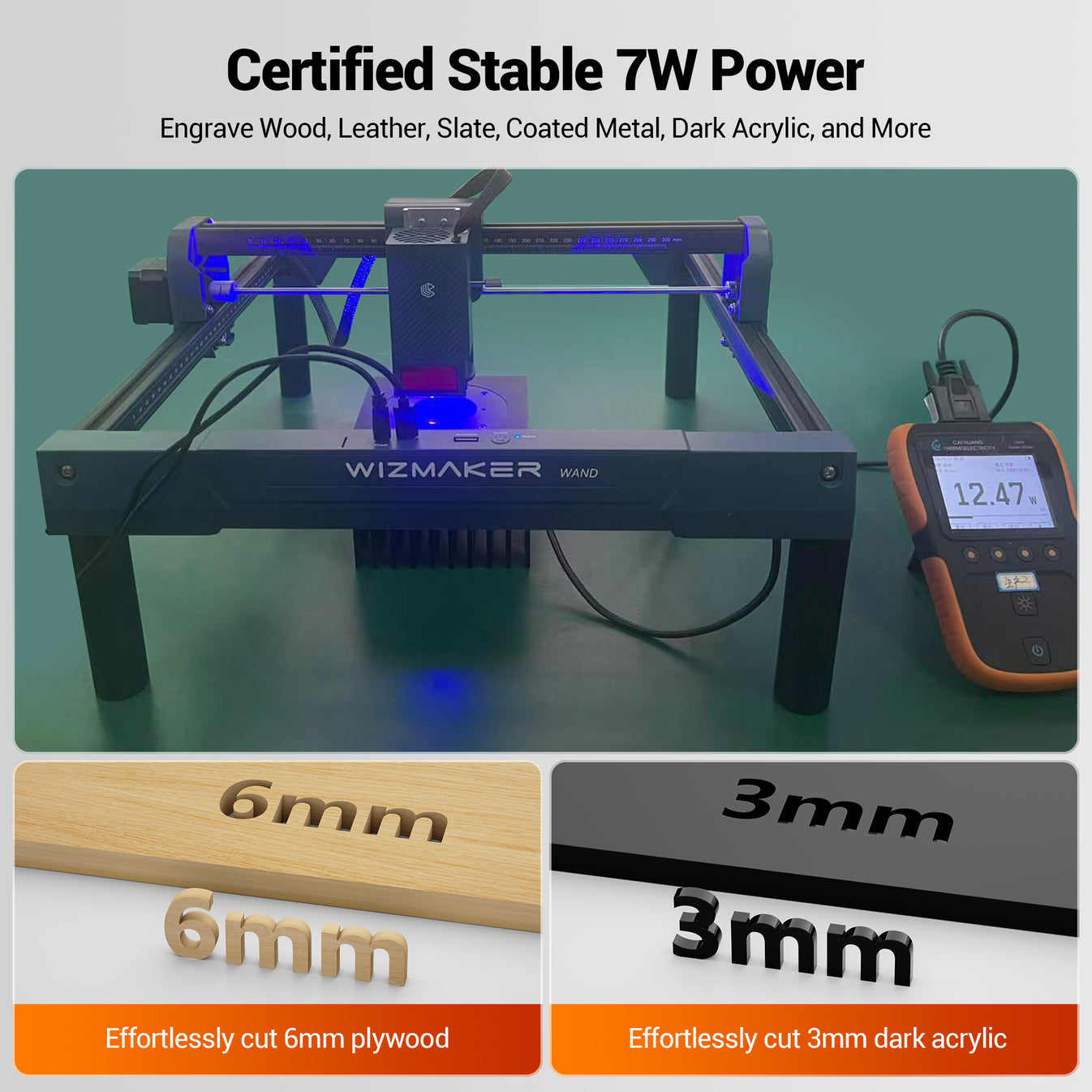 WizMaker WAND 7W Laser Engraver – WIZMAKER